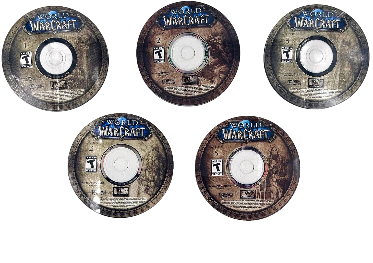 Amazon.com: Warcraft Game Disc Coasters - Gaming Coasters - PC Gaming ...