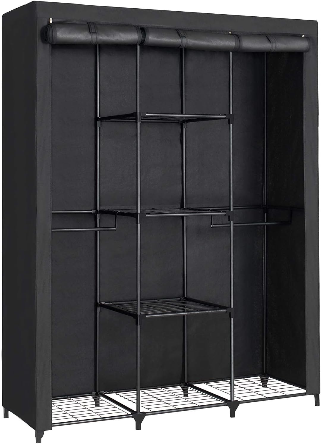 Amazon.com: SONGMICS Wardrobe Closet, Non-Woven Fabric Clothes Closet ...