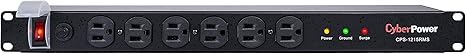 Amazon.com: CyberPower CPS1215RMS Rackmount Surge Protector, 120V/15A ...