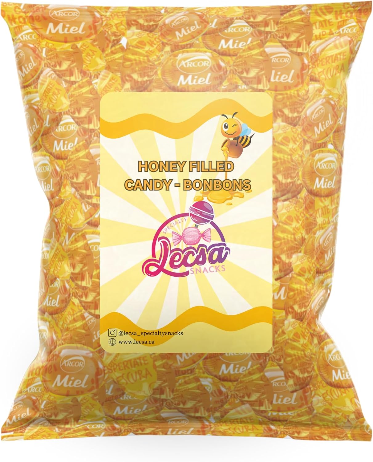 Honey Filled Hard Candy - Crafted with Pure Honey Filling ...