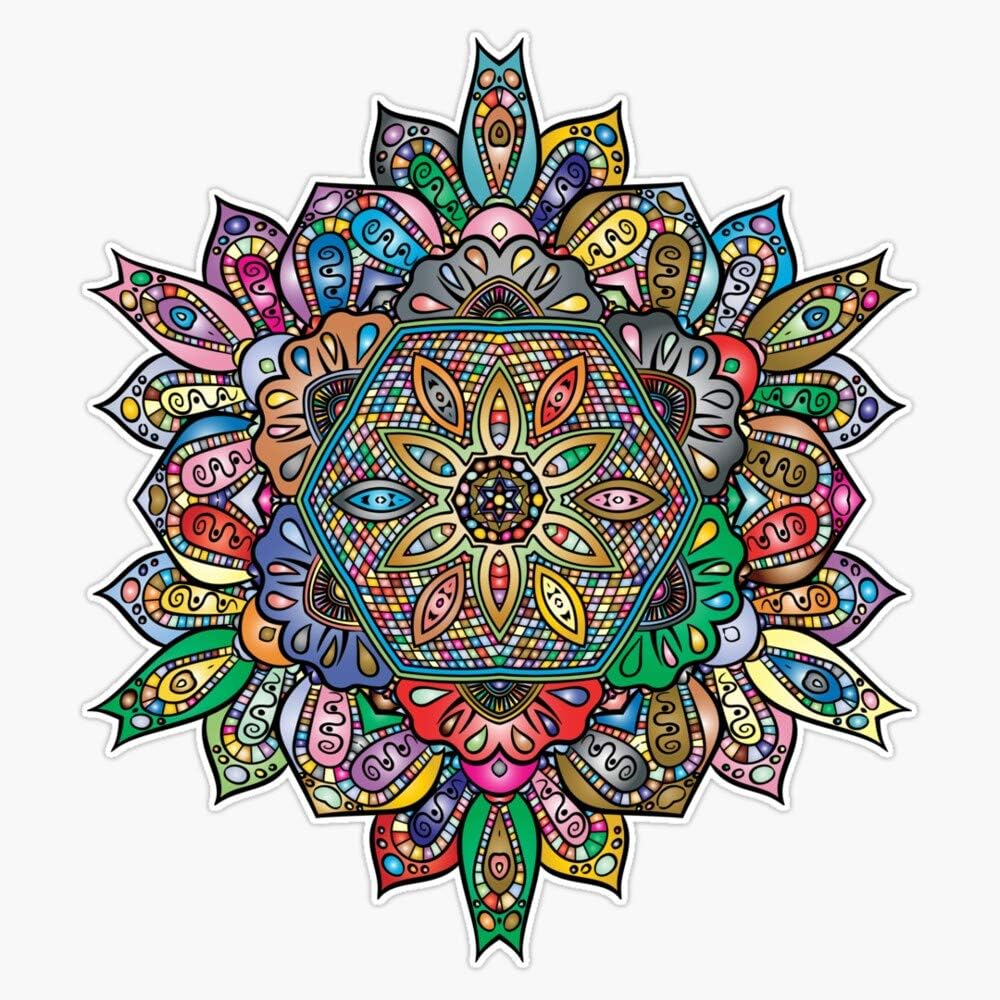 Amazon.com: Love Sign Sticker Colorful I Love You Decal by Megan J ...