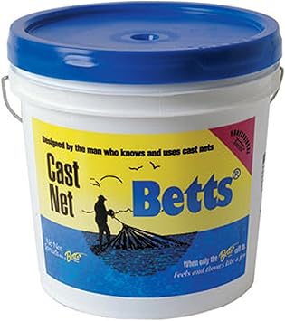 Amazon.com : Betts 18-6 Mullet Cast Net, Mono, 6-Feet, 1-Inch Mesh, 1.2 ...