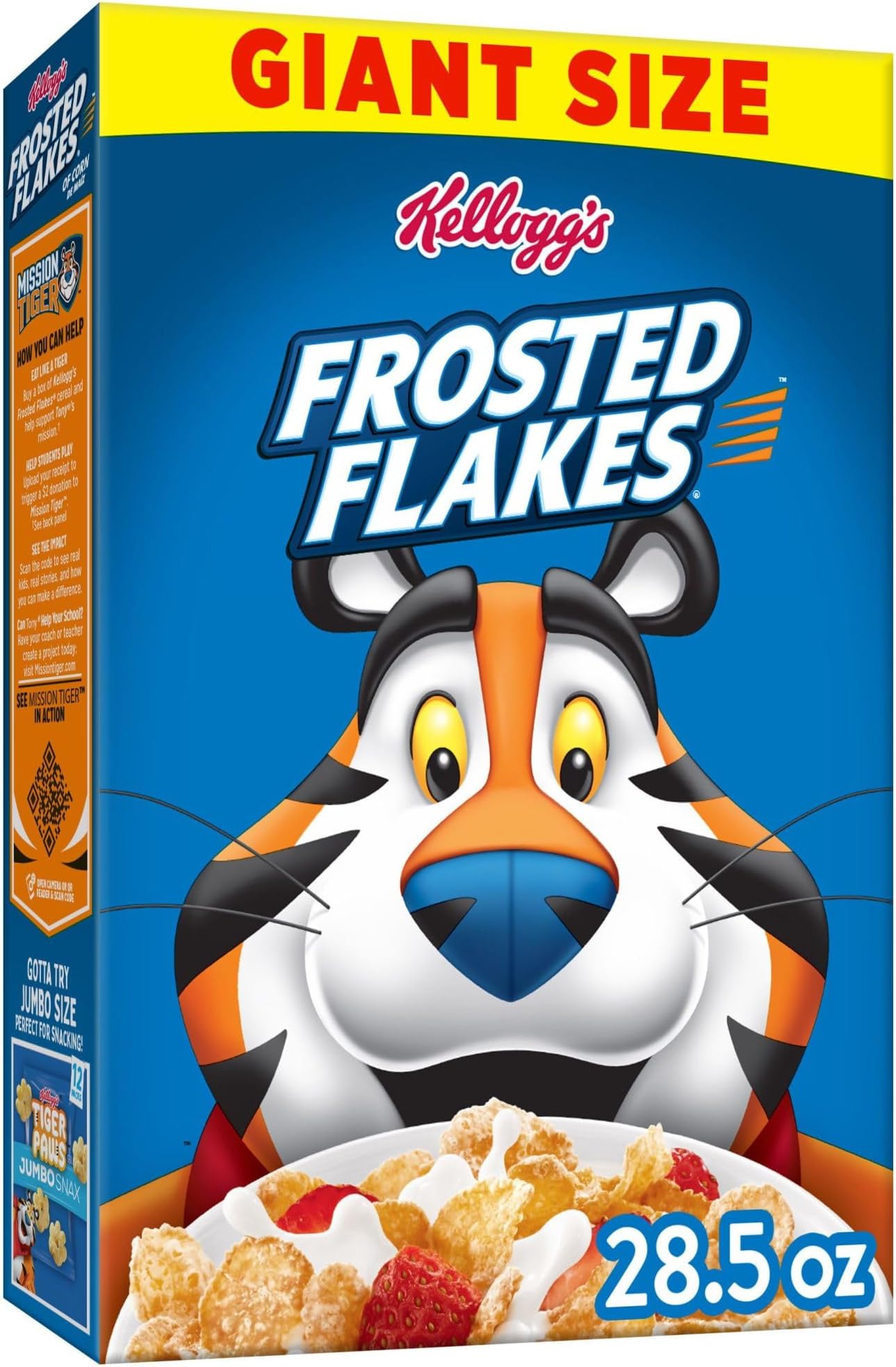 Amazon.com: Kellogg's Frosted Flakes Breakfast Cereal, Kids Cereal, Family Breakfast, Giant Size ...