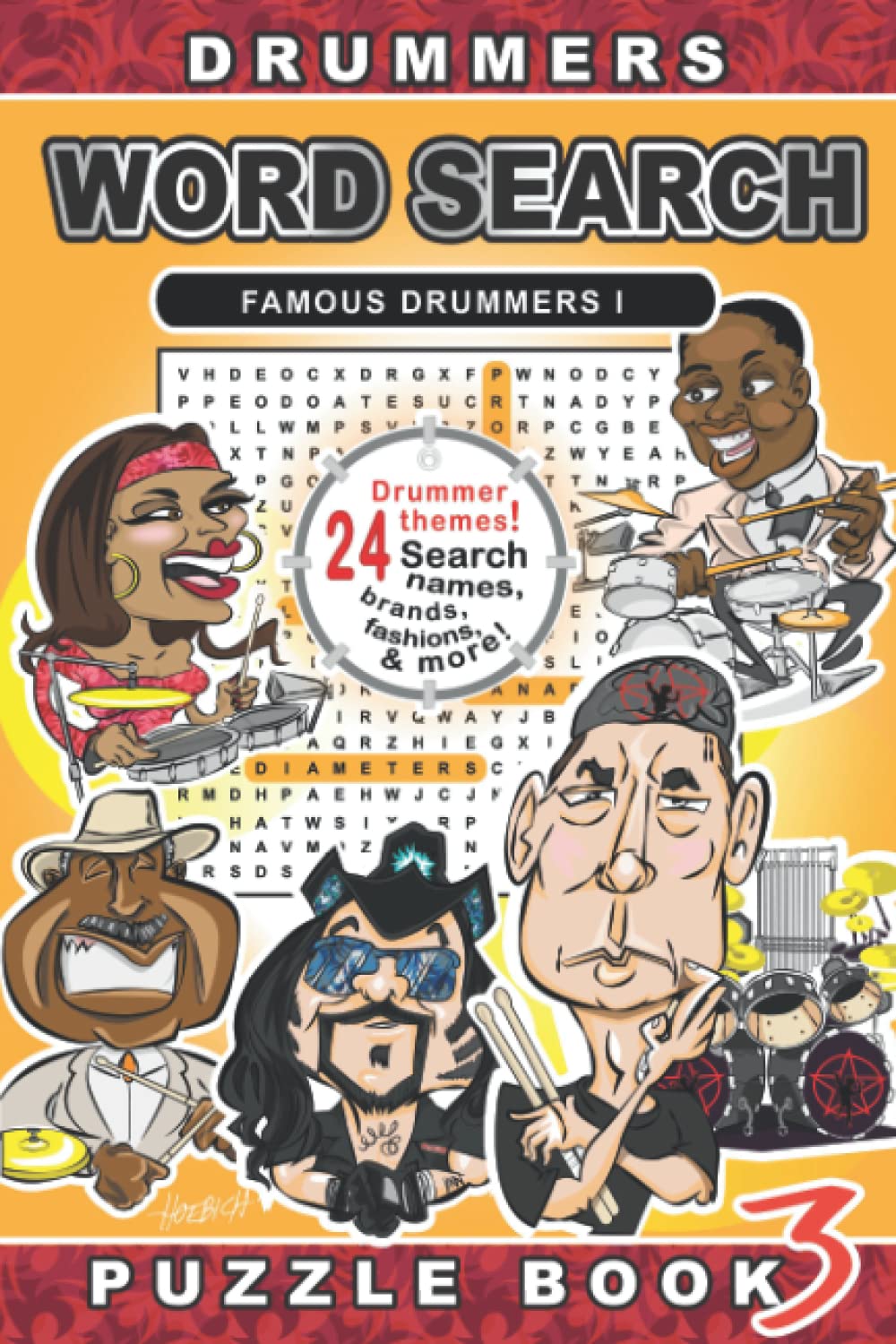 Drummers Word Search Puzzle Book 3: Famous Drummers I: Solutions ...