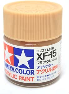 Amazon.com: TAMIYA USA TAM81315 Acrylic XF15 Flat Flesh : Arts, Crafts ...