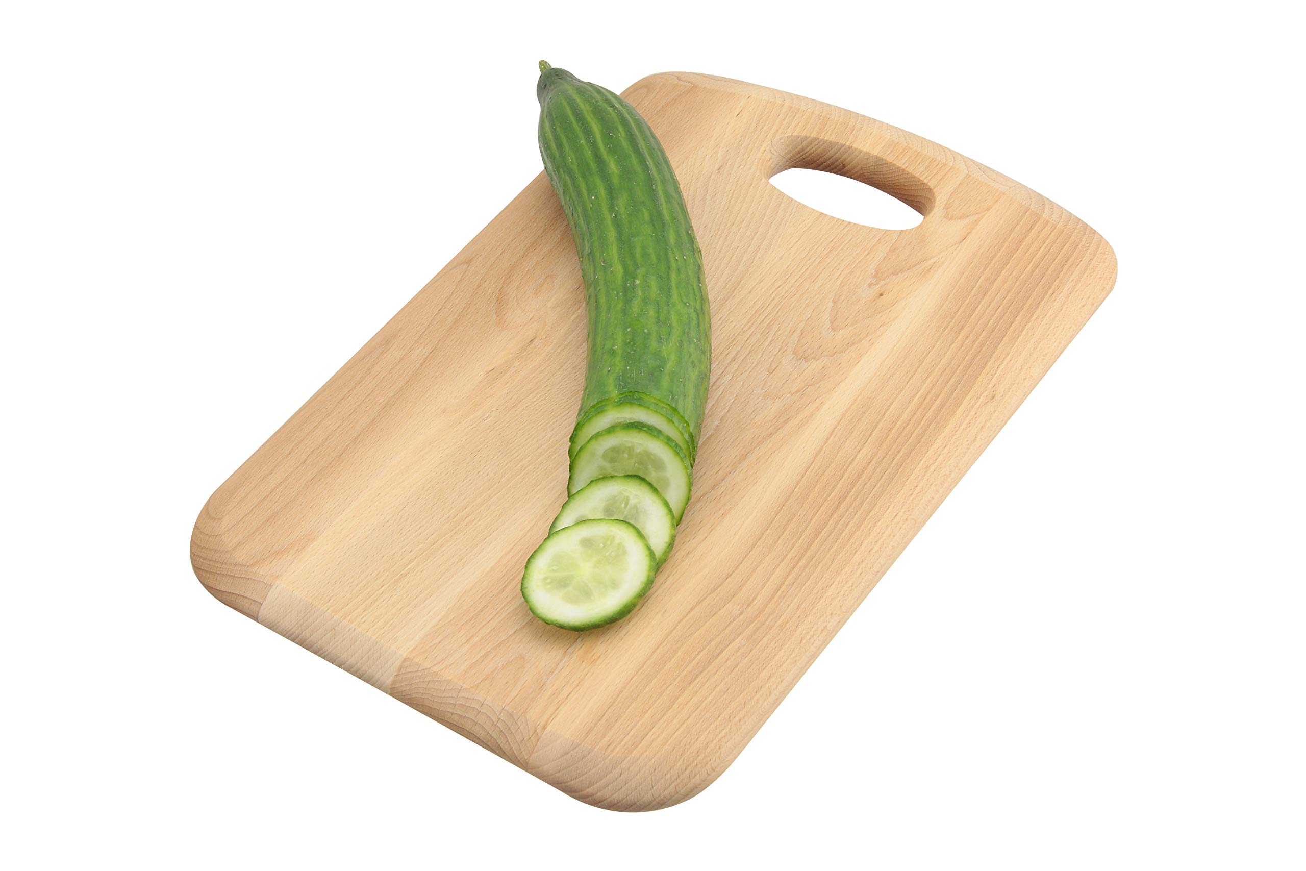 apollo THE HOUSEWARES BRAND Beech Chopping Board, Natural Beech Wood ...