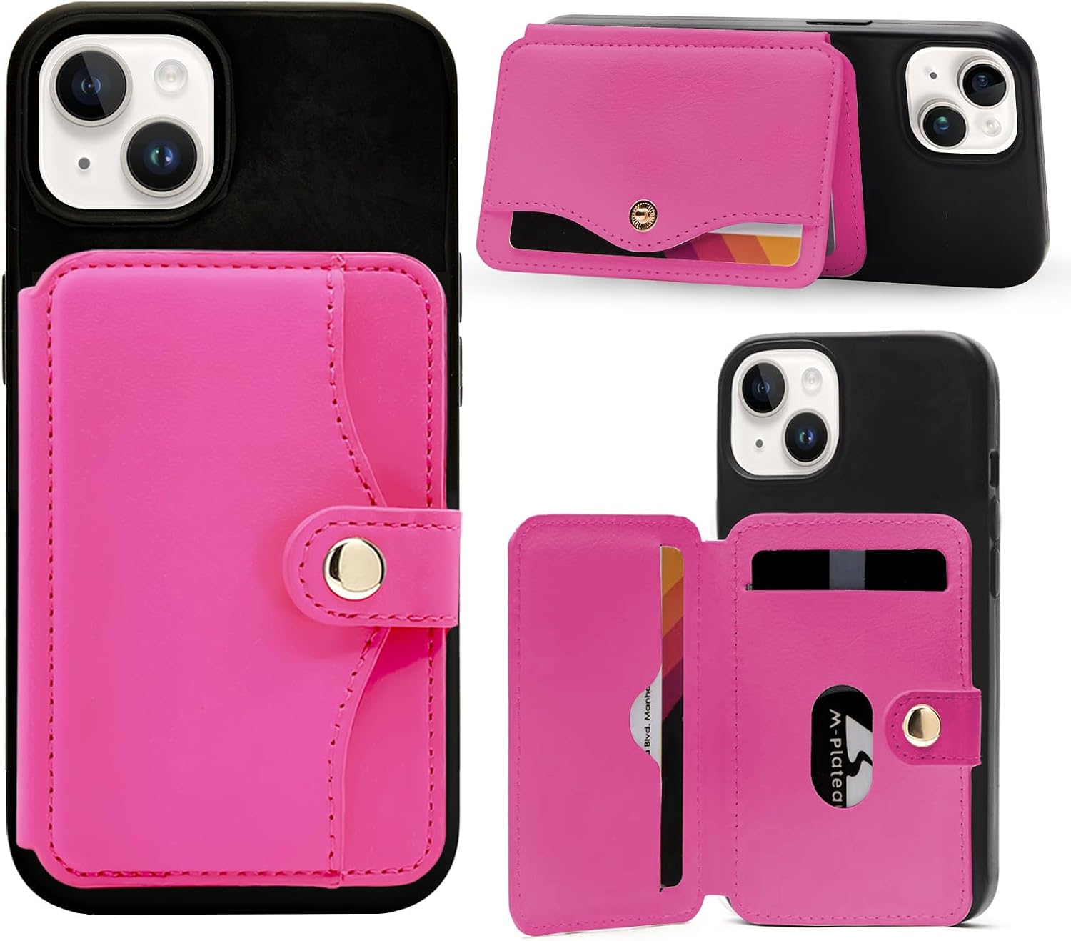 Amazon.com: M-Plateau Card Holder With 3M Adhesive, Credit Card Holder ...