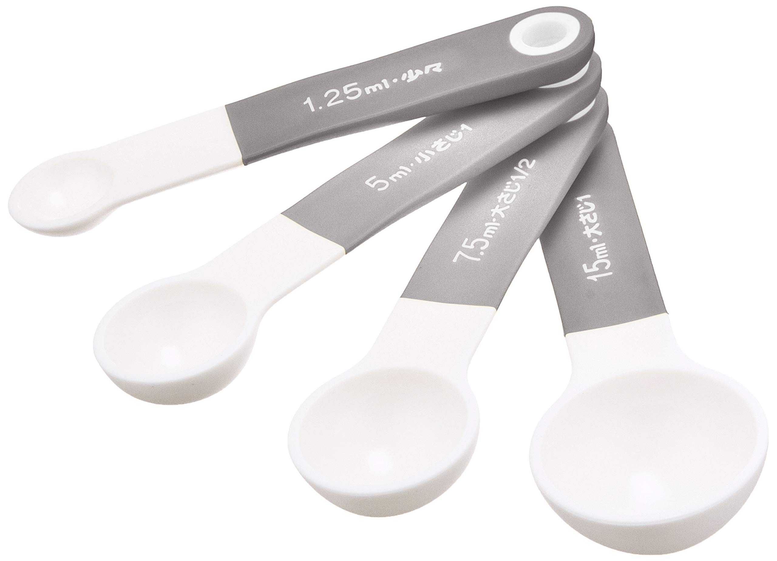 Amazon.com: DELISH KITCHEN CC-1309 Pearl Metal Measuring Spoon, Gray, 5 ...