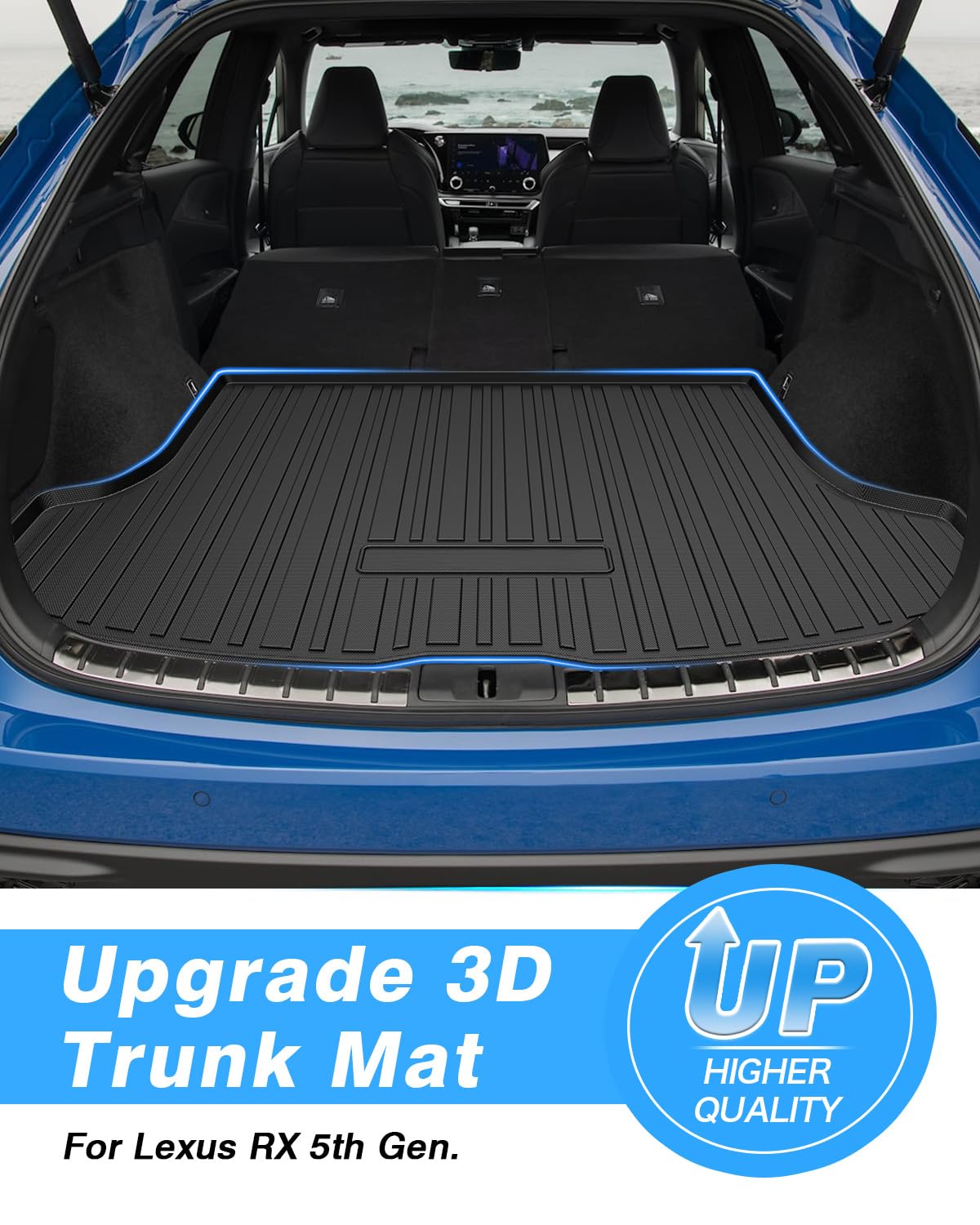 Powerty Compatible with Cargo Liner Lexus RX 2023 RX350 (Non-Hybrid ...