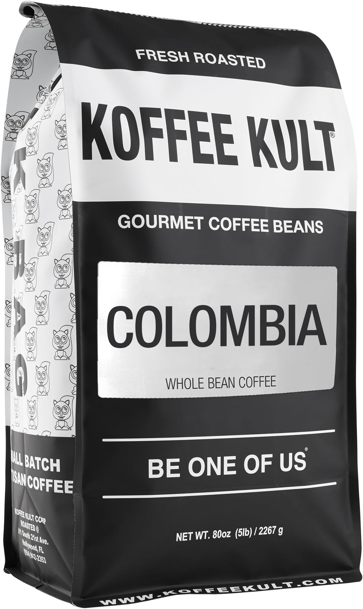 Amazon.com : Koffee Kult Medium Roast Whole Bean Coffee- 32oz, Premium ...