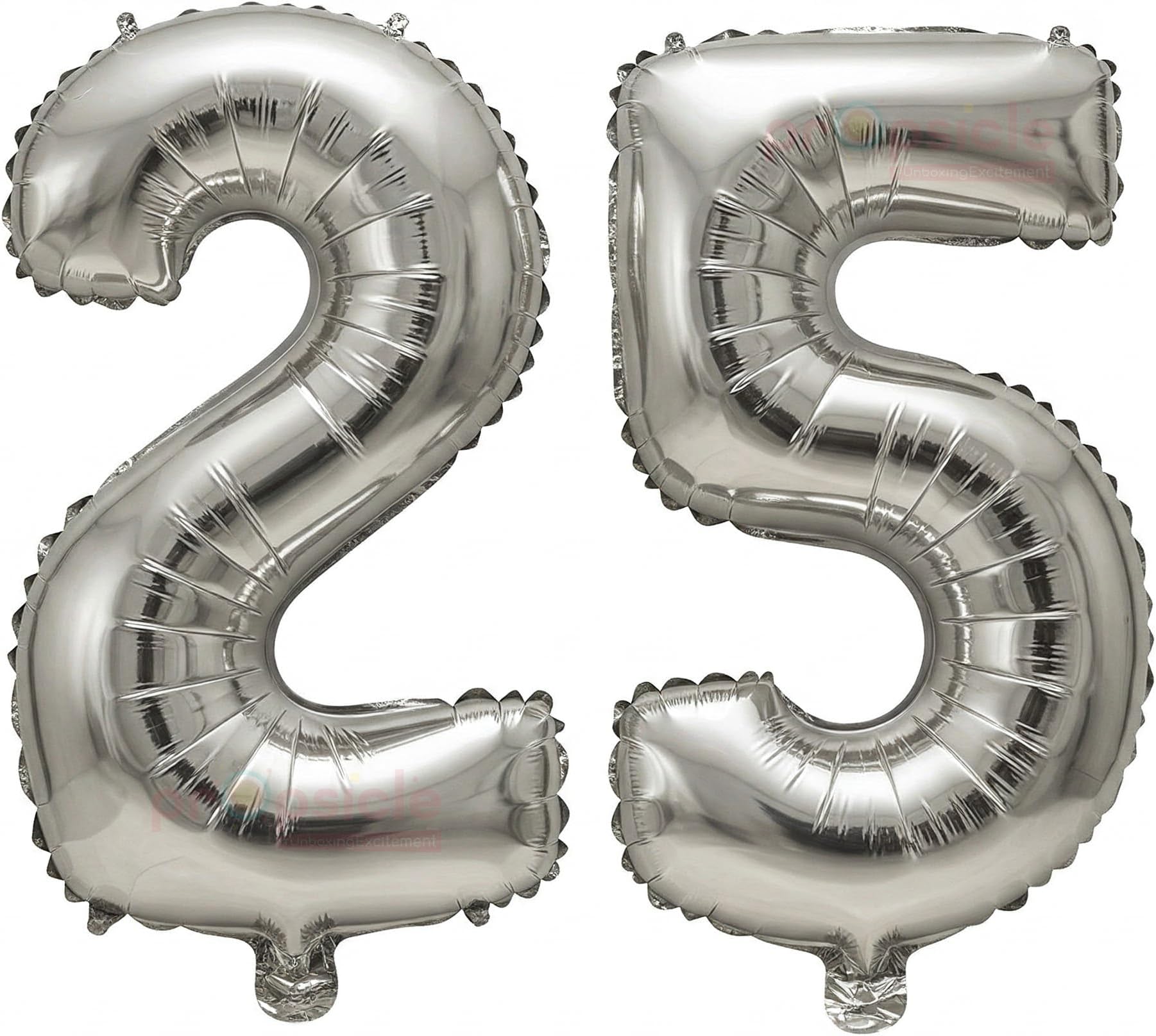 Rozi Decoration Unisex Silver Jubilee25 Foil Balloon Set Pack of 13 ...