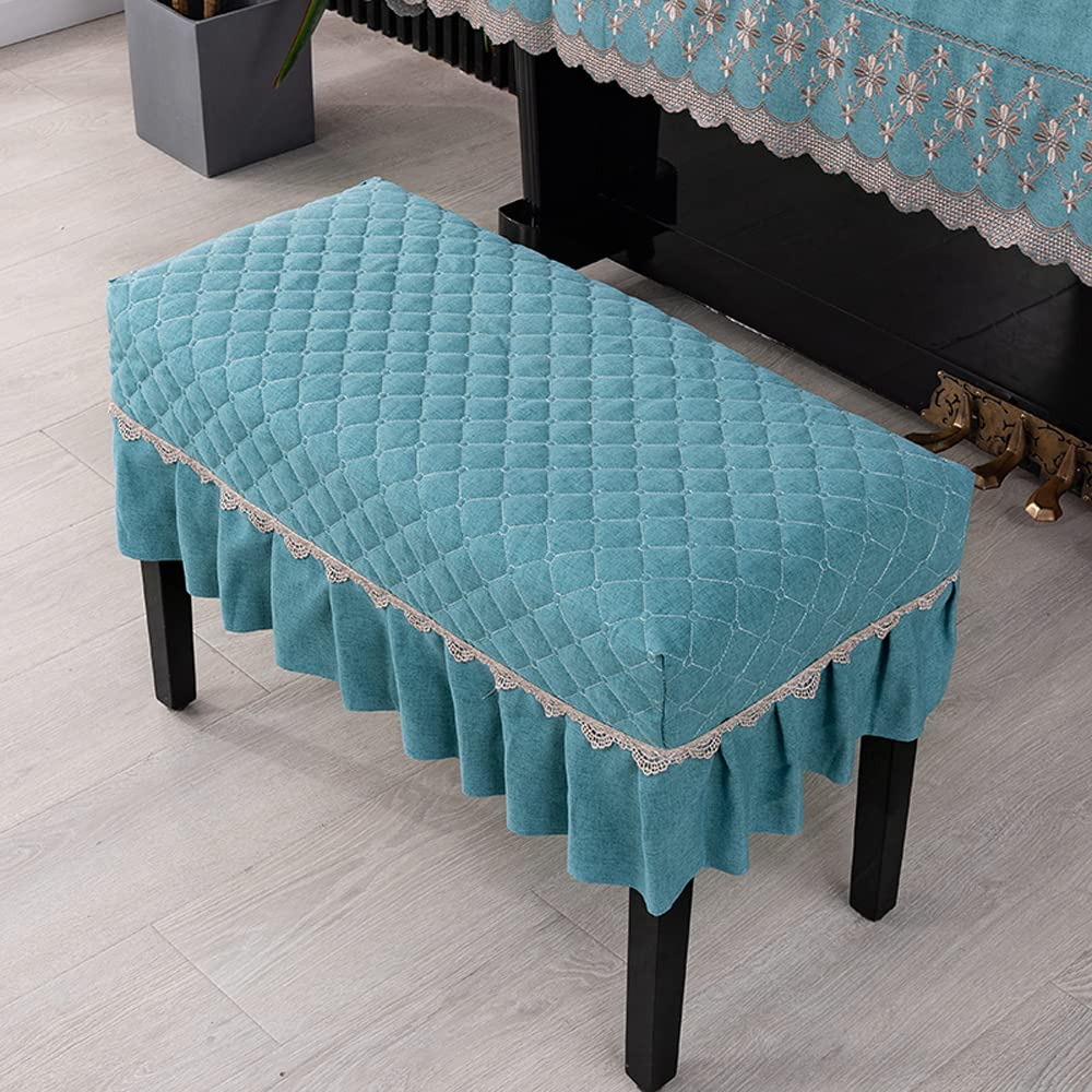 Keyboard Dust Cover Elegant Piano Cover Set With Embroidery Dust Protection For Upright Pianos
