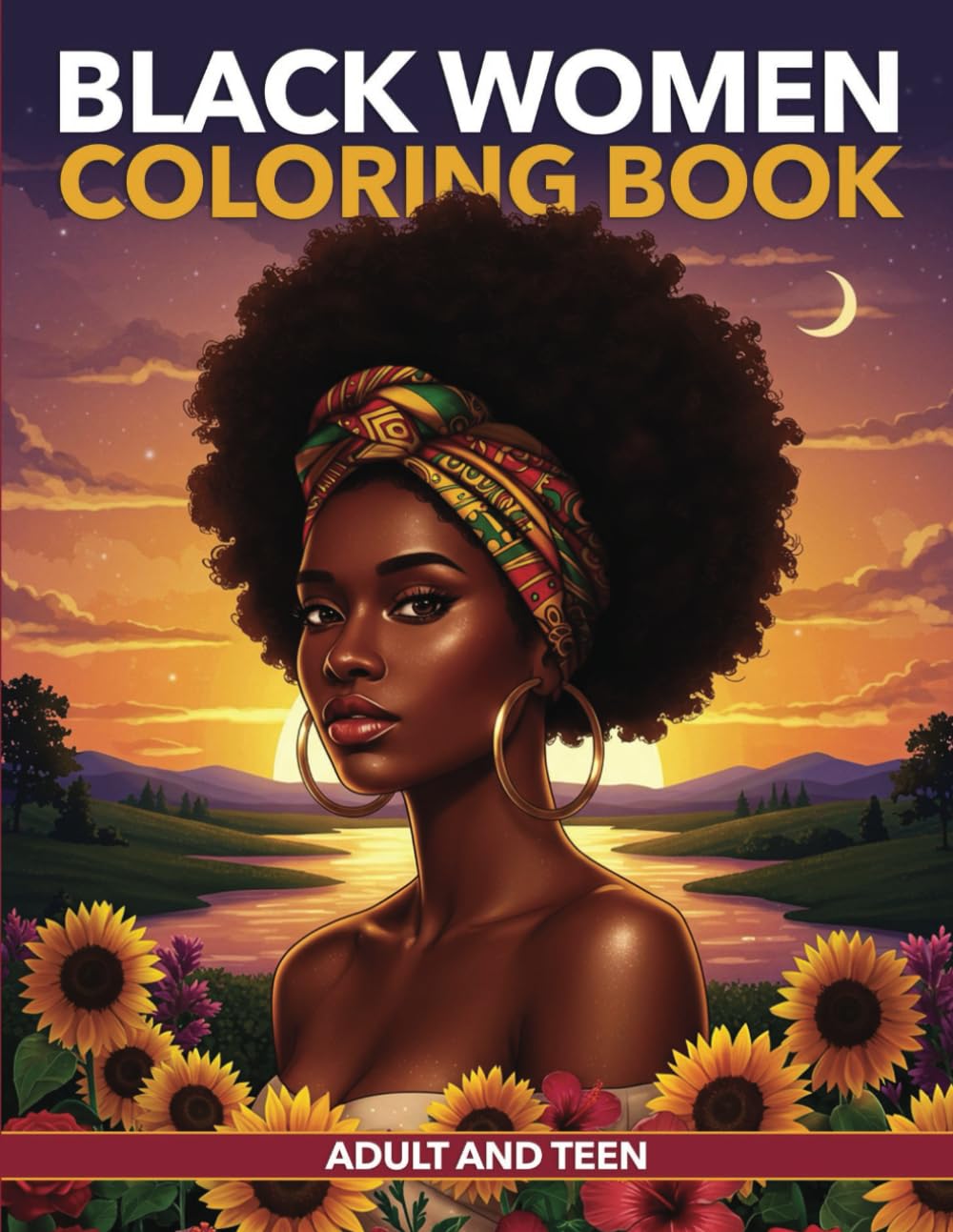Amazon.com: Black Women: Coloring Book Adults & Teen: 9798341141230 ...