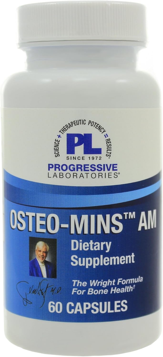 Amazon.com: Progressive Labs - Osteo-Mins AM 60 Capsules : Health ...