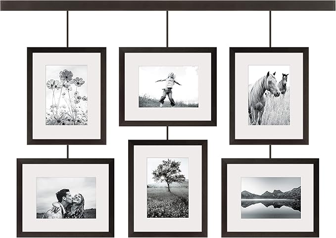 Amazon.com - GALLERY PERFECT Suspended Picture Rail Gallery Wall ...