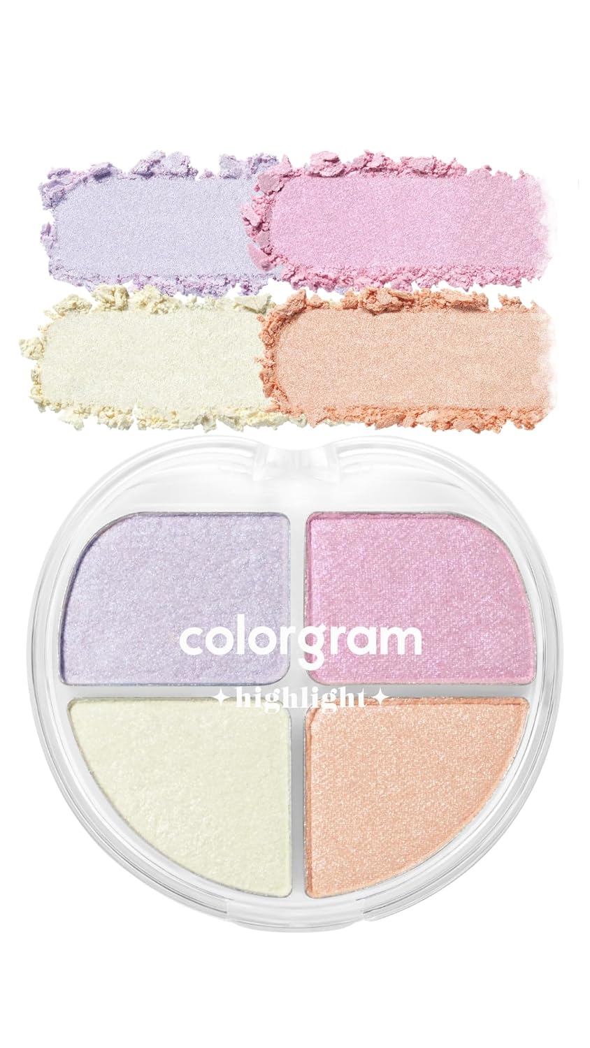 Amazon.com : COLORGRAM TINTIN DORY HIGHLIGHTER PALETTE 01 JELLY BEAM ...