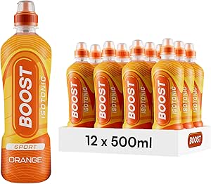Boost Sports Drink Orange Flavour 12 Isotonic Drink with Vitamin B12 ...