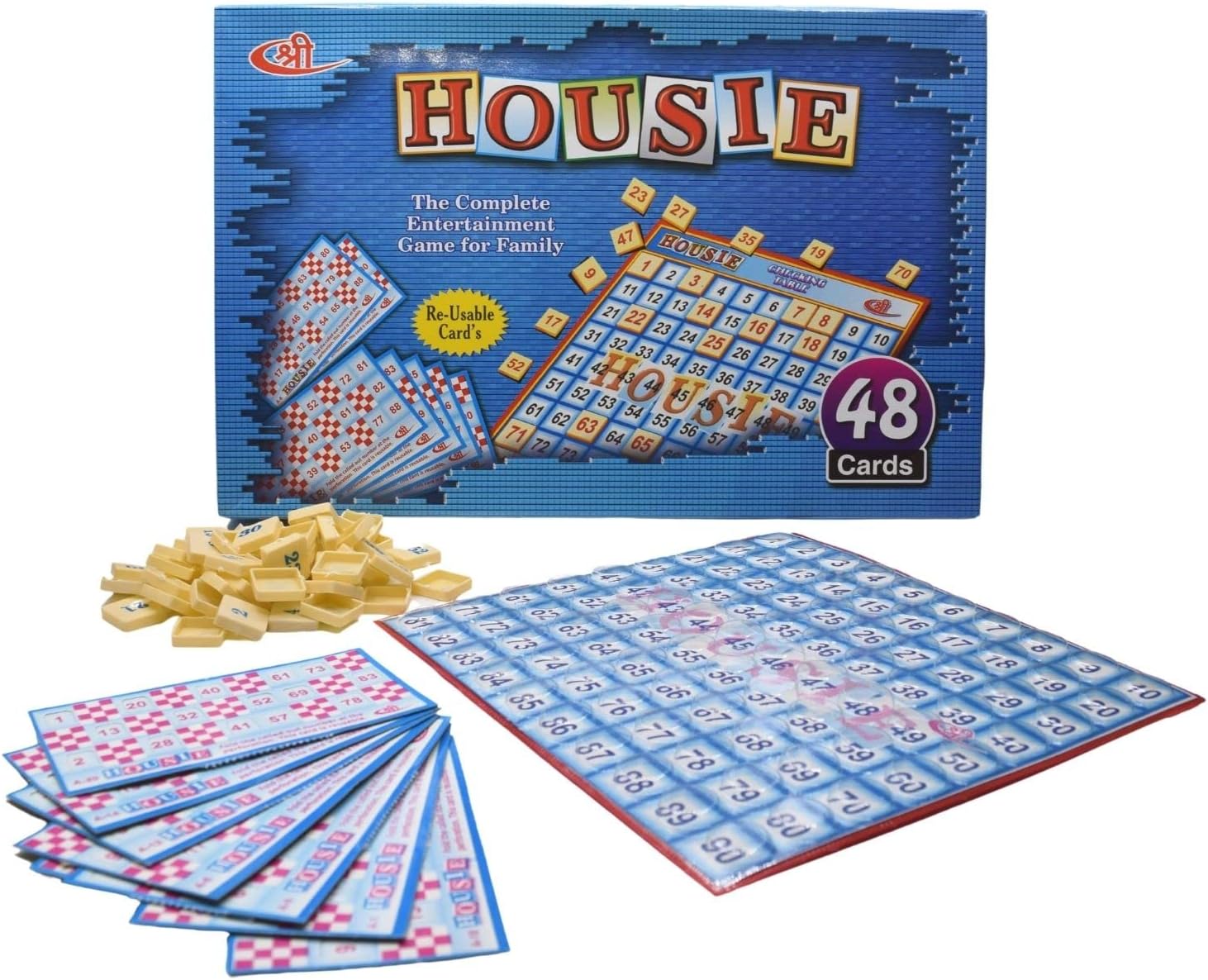 Buy Tambola Bingo Tambola Board Game Set for Kid 7+ Years (Color ...