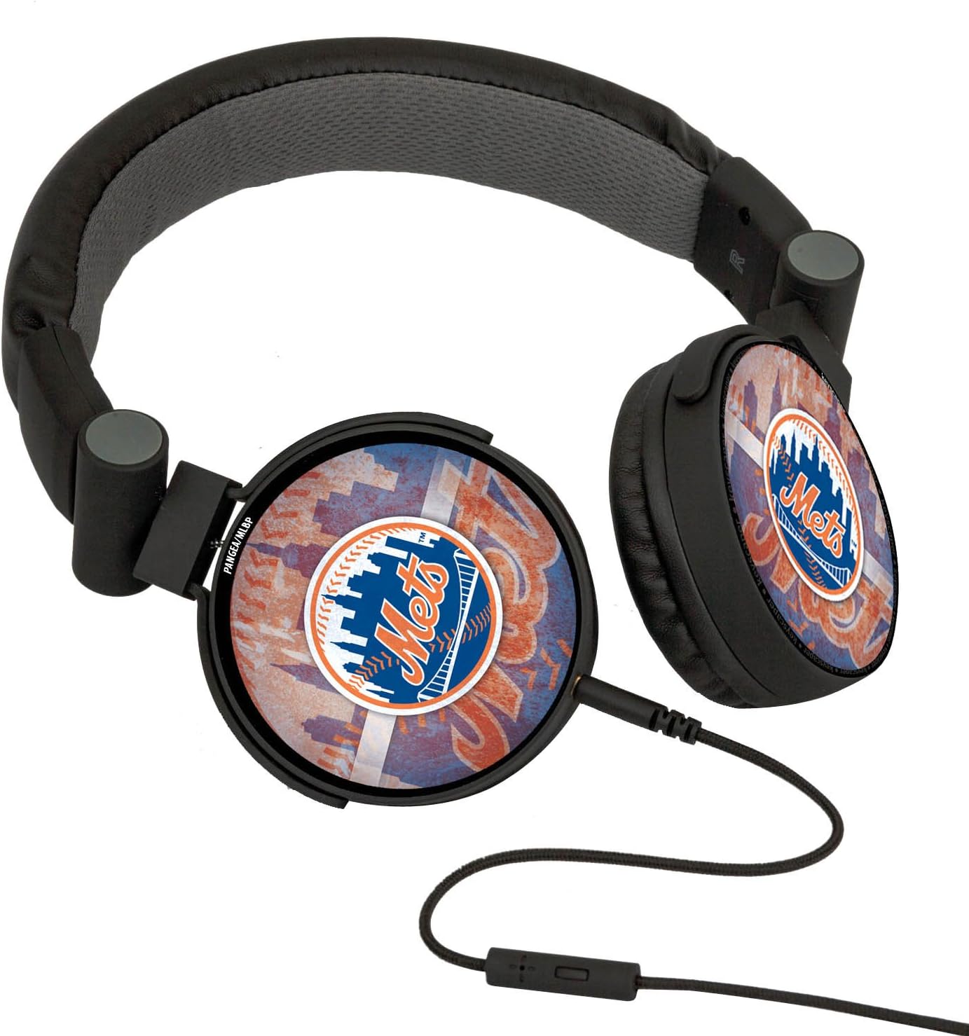 Amazon.com : MLB New York Mets Oversized Logo Headphones : Sports Fan ...