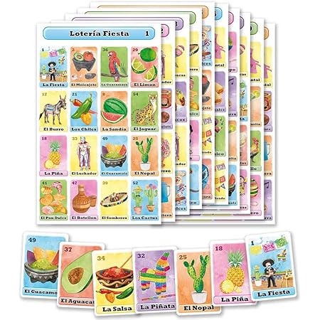Amazon.com: Baby Shower Loteria Bingo in Spanish, for 30 Players with ...