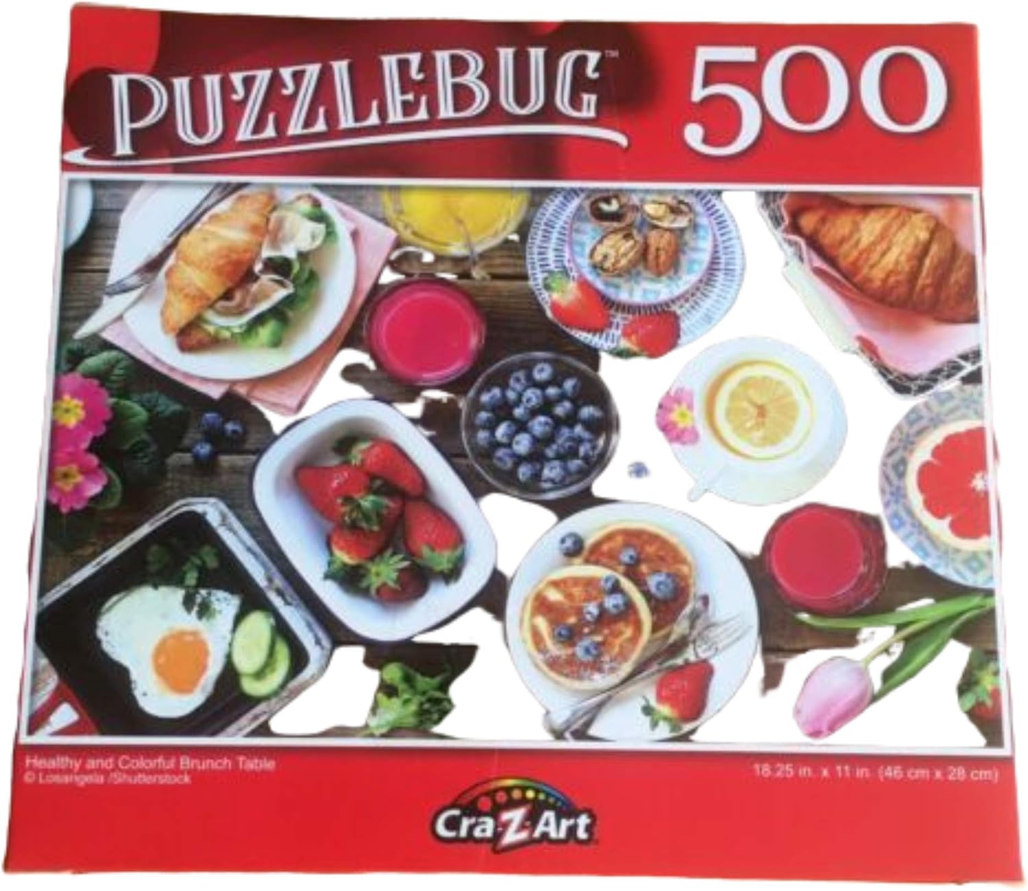 Amazon.com: Puzzlebug 500 Small Piece Puzzle - Healthy and Colorful ...