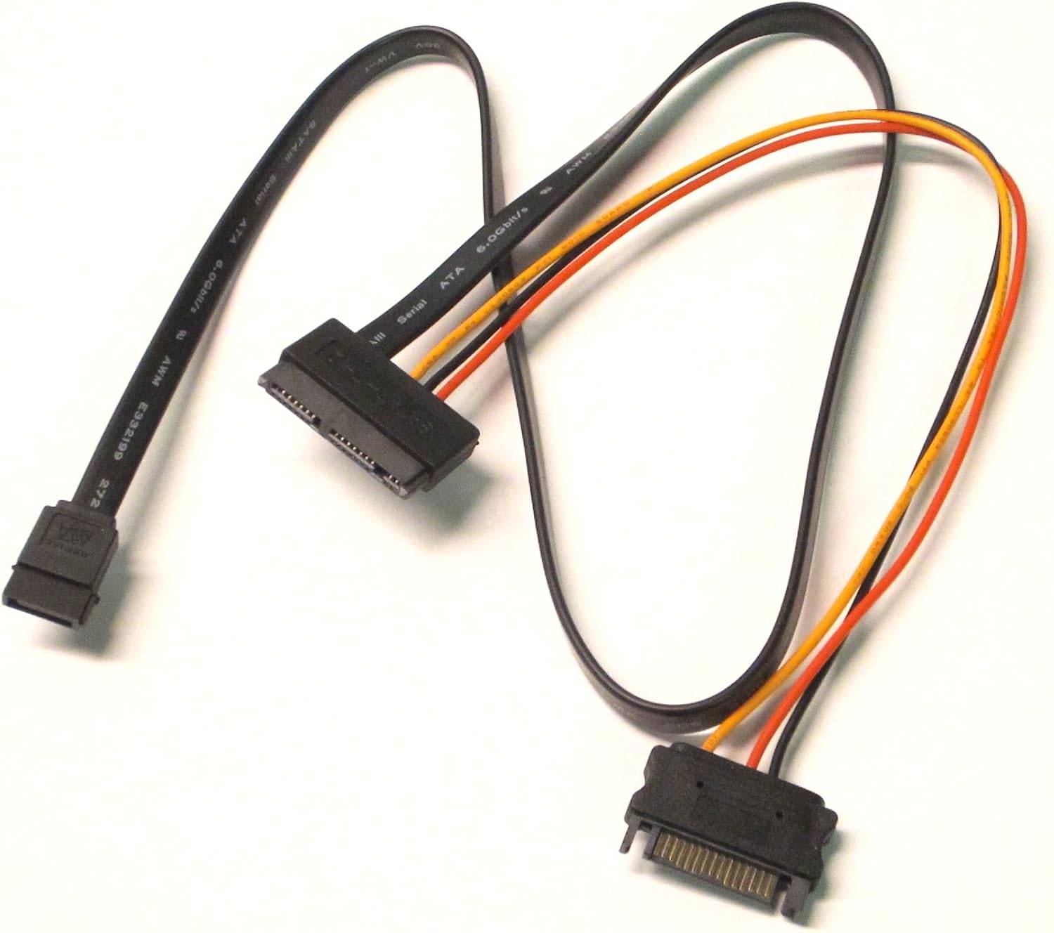 Amazon.com: Micro SATA Cables with 15 Pin Power and SATA III Data ...