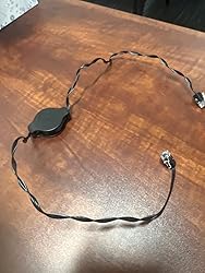 Amazon.com: NECABLES RJ9 Retractable Phone Cord for Landline 4ft Auto ...