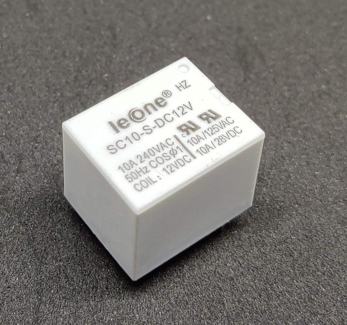 Buy INVENTO 1pcs 12V DC Relay 5 Pin 12V 10A Current Sugar Cube PCB ...