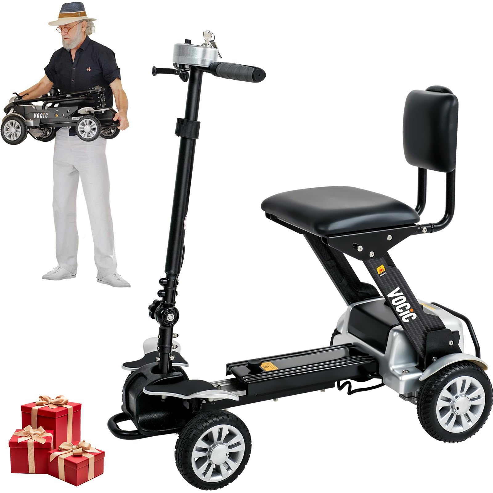 Amazon.com: VOCIC Mobility-Scooter-Carbon-Fiber, Mobility Scooters for ...