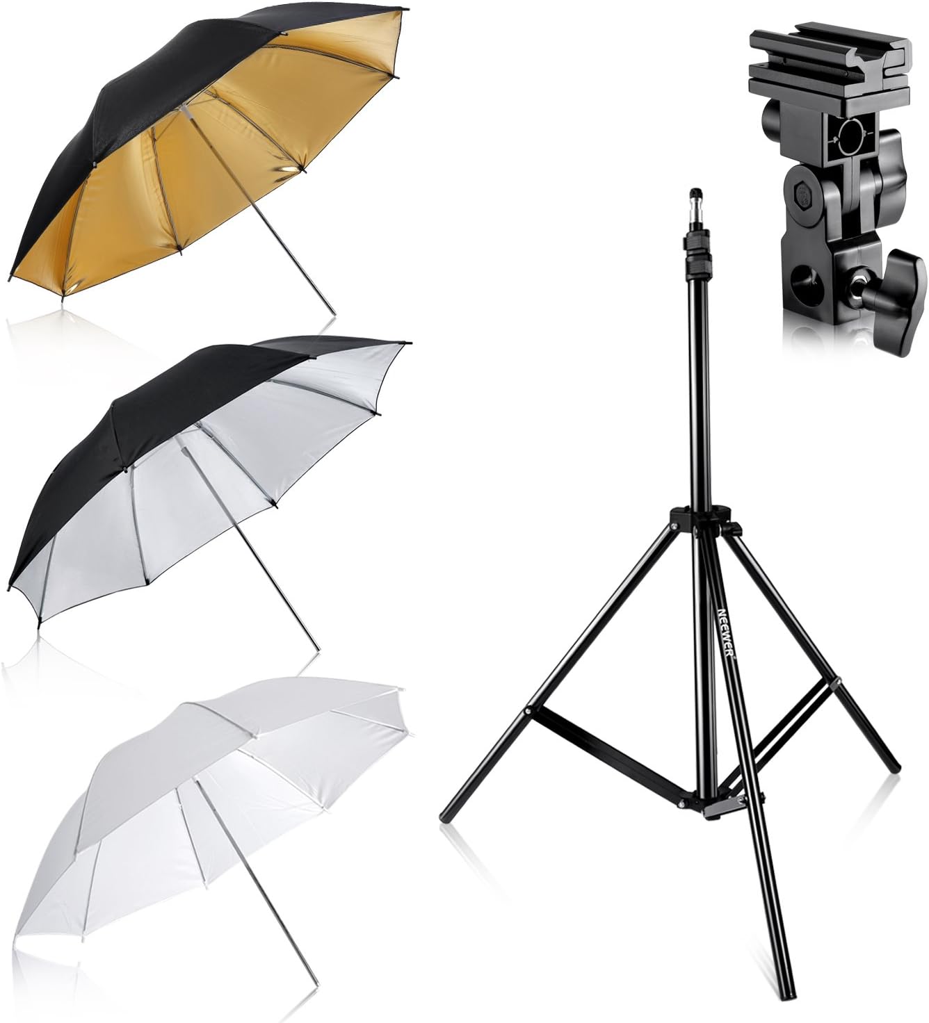 Amazon.com : ePhoto 6 Umbrellas Photography Studio Off Camera Flash ...