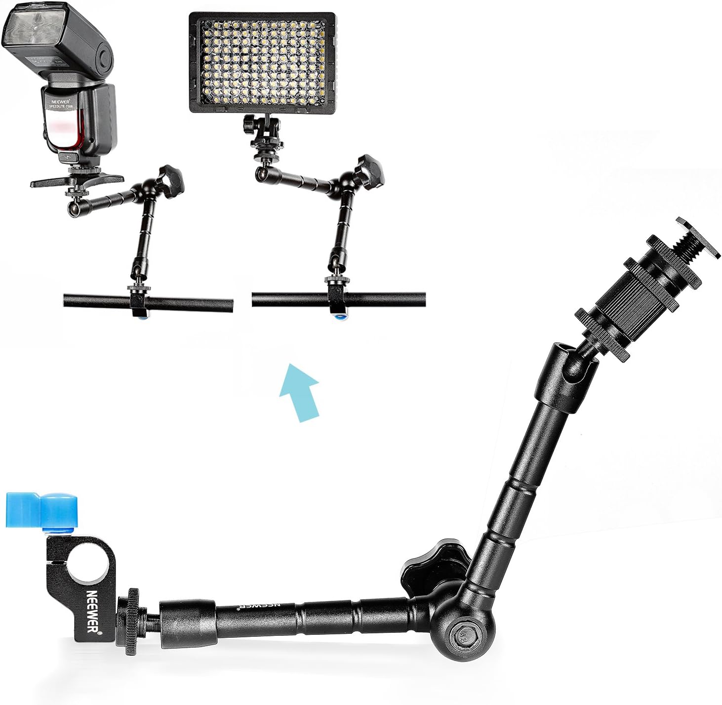 Neewer 30cm Aluminum Magic Arm with Rod Clamp for Nepal | Ubuy