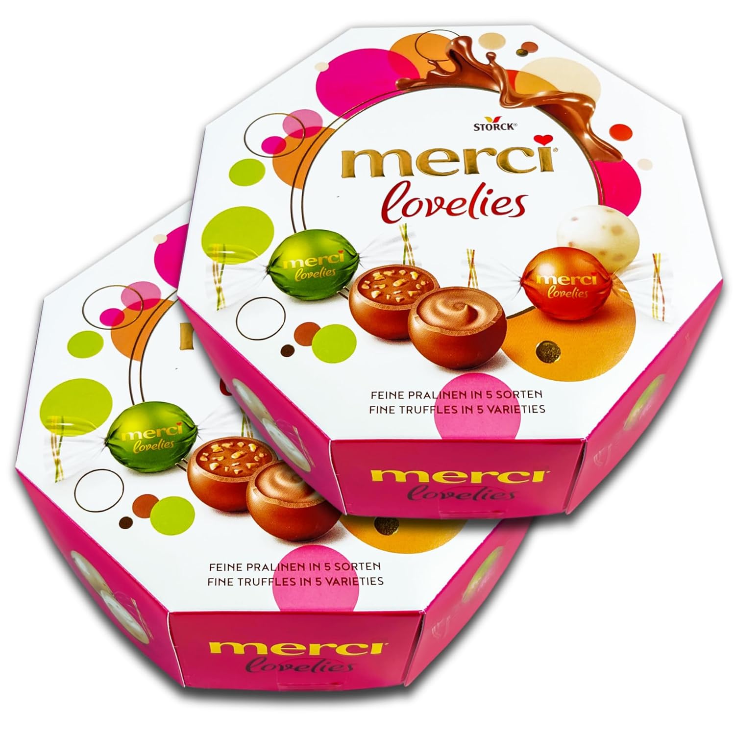 2 er Pack MERCI lovelies Classic 2 x 185g Sonderpreis haltbar 02/26 ...