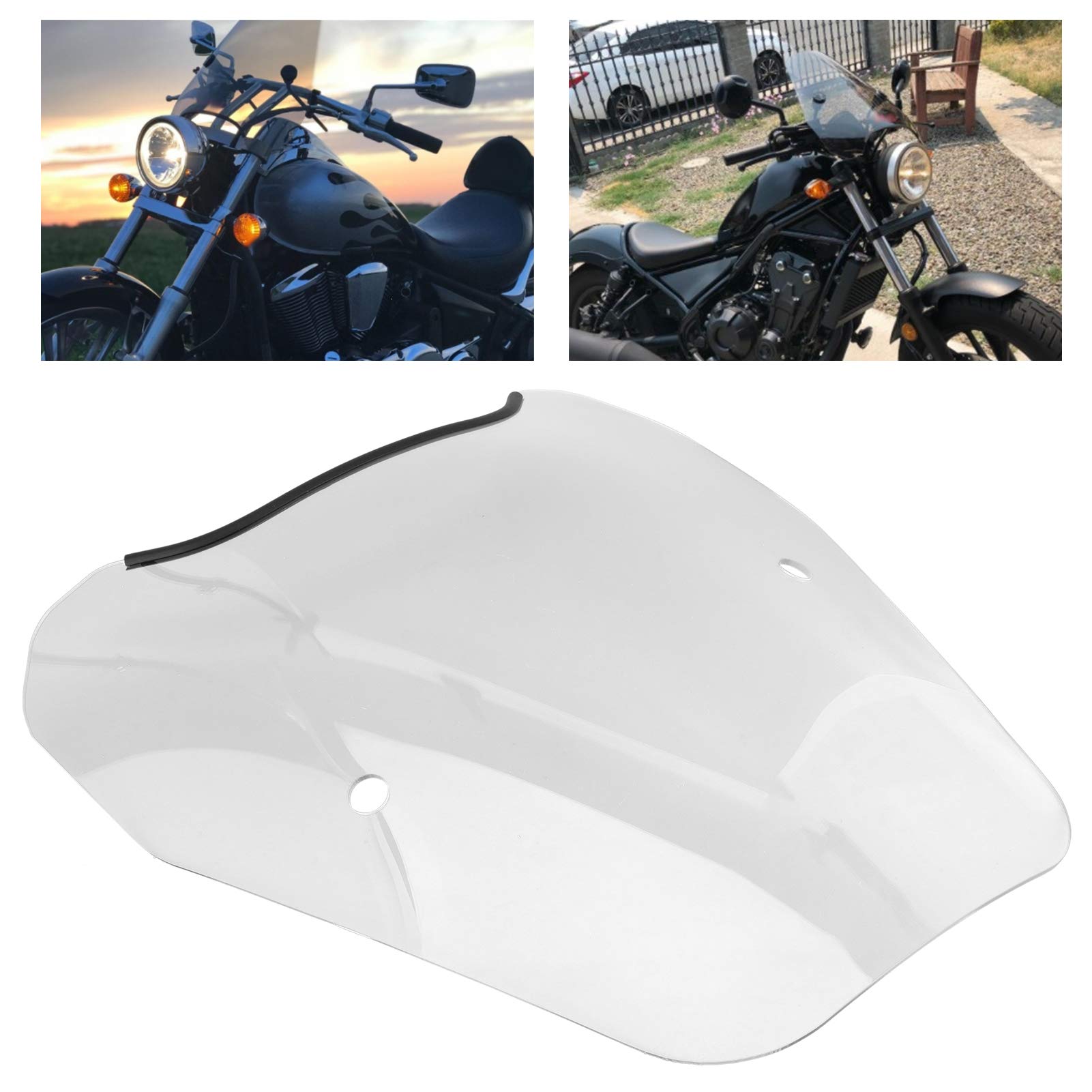Vintage Motorcycle Windshield