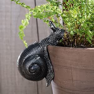 Potty Feet Pot Buddies Handmade Snail Figure Plant Pot Hanger ...