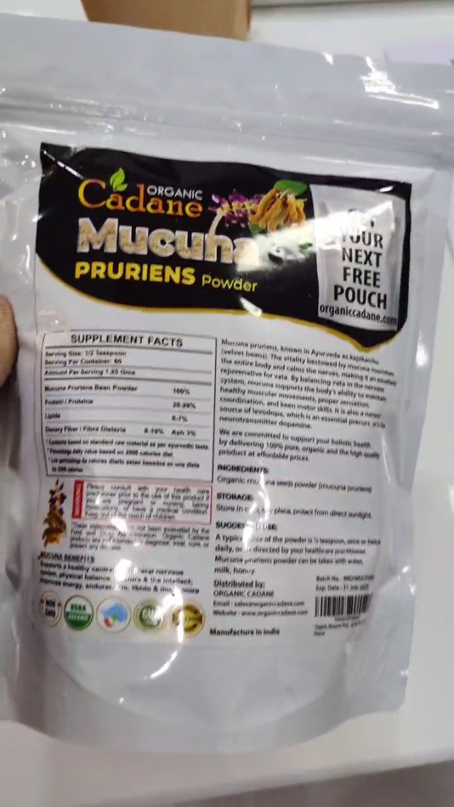 Watch Organic Mucuna Pruriens Powder on Amazon Live