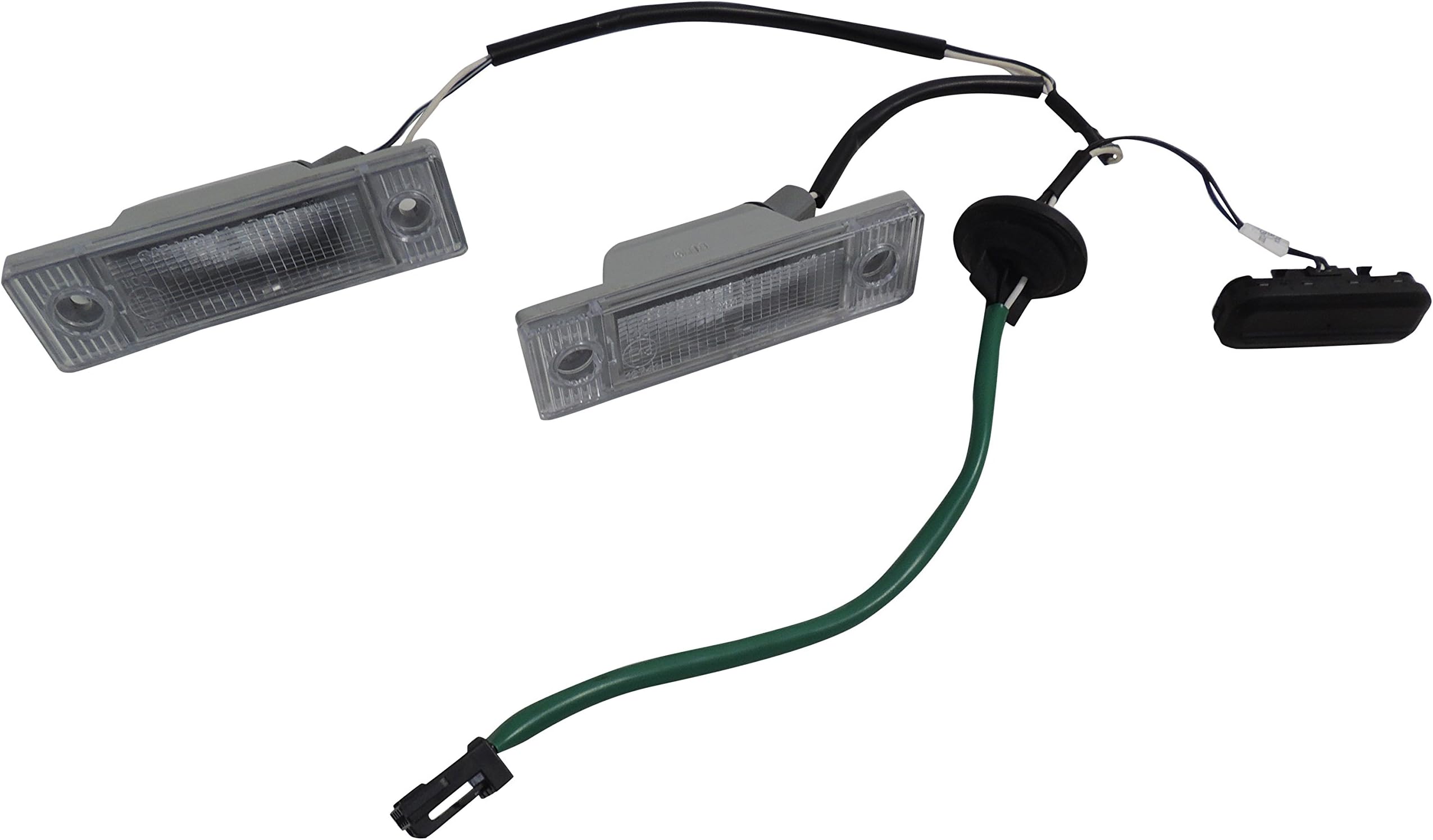 Amazon.com: FEXON Trunk Release Switch Button Assembly with License ...