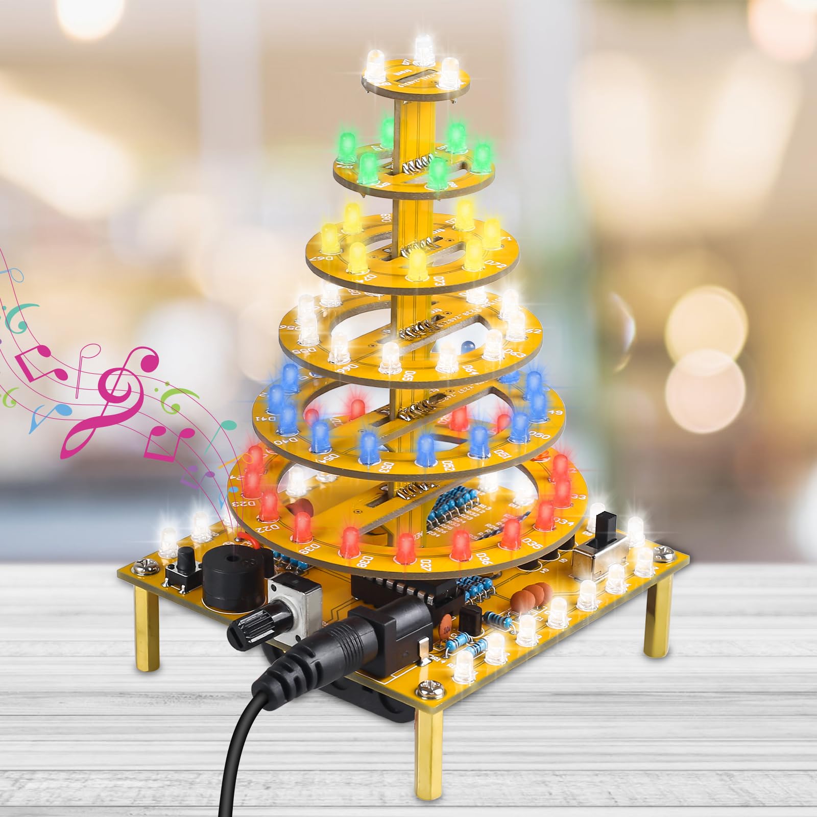 ICSTATION Soldering Practice kit, Cake Tower Soldering Project 7 Tier ...