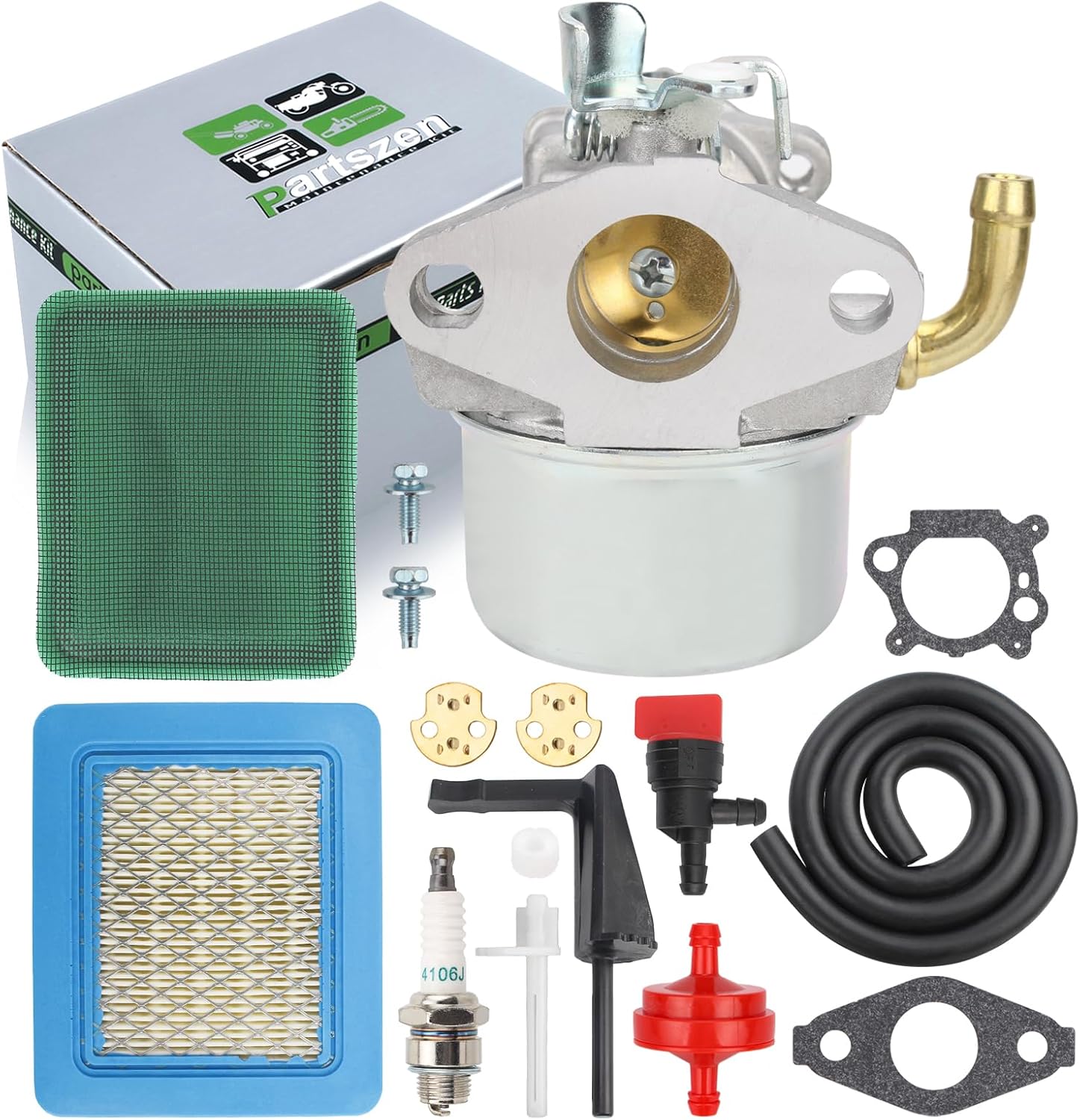 partszen 215369 Carburetor for Briggs Stratton 798653 696065 214706 ...