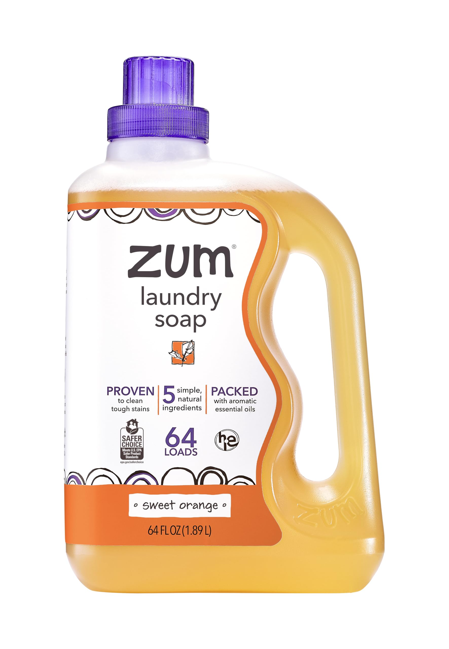 Amazon.com: Indigo Wild Zum Clean Laundry Soap - Plant-Based Liquid ...