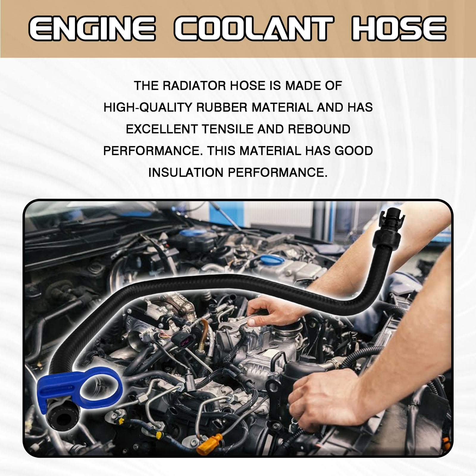 Snapklik.com : LLII Coolant Reservoir Tank Hose Engine Coolant Inlet ...