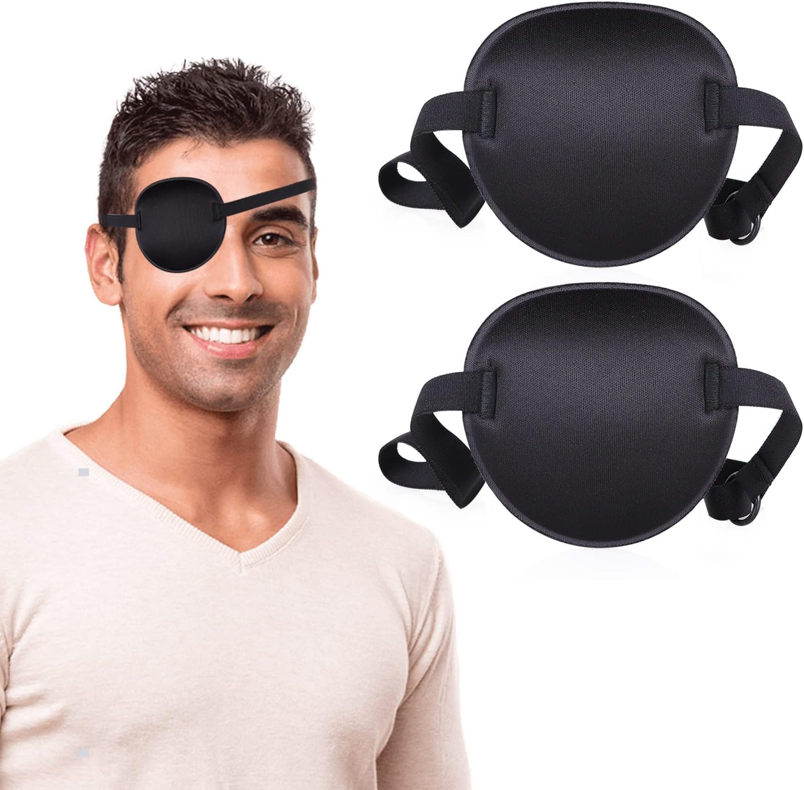 Amazon.com: 2PCS Eye Patches for Adults Men Kids, Medical Eye Patch ...
