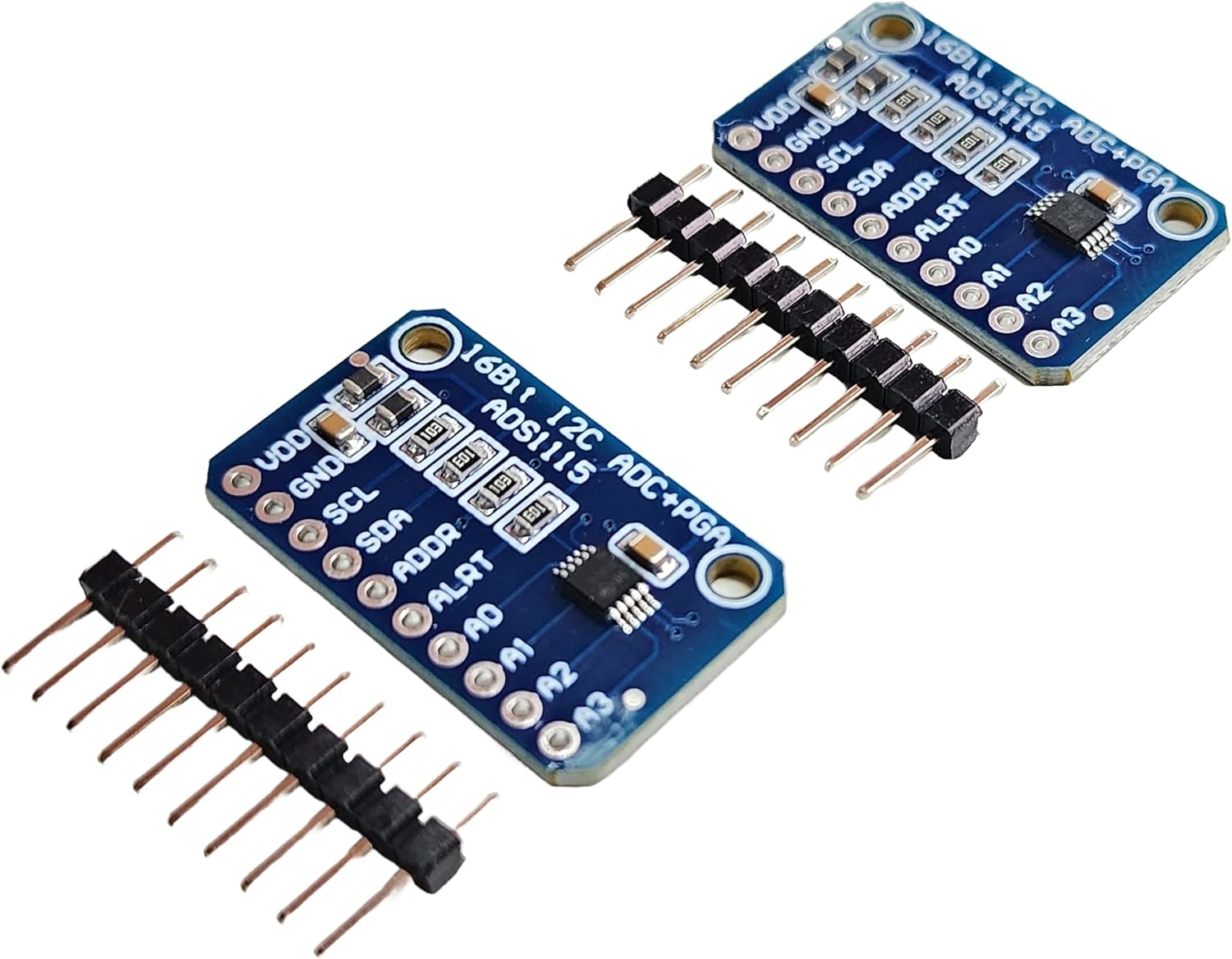 Amazon.com: DIYables ADS1115 Module, 16-bit ADC, I2C Interface, 4 ...