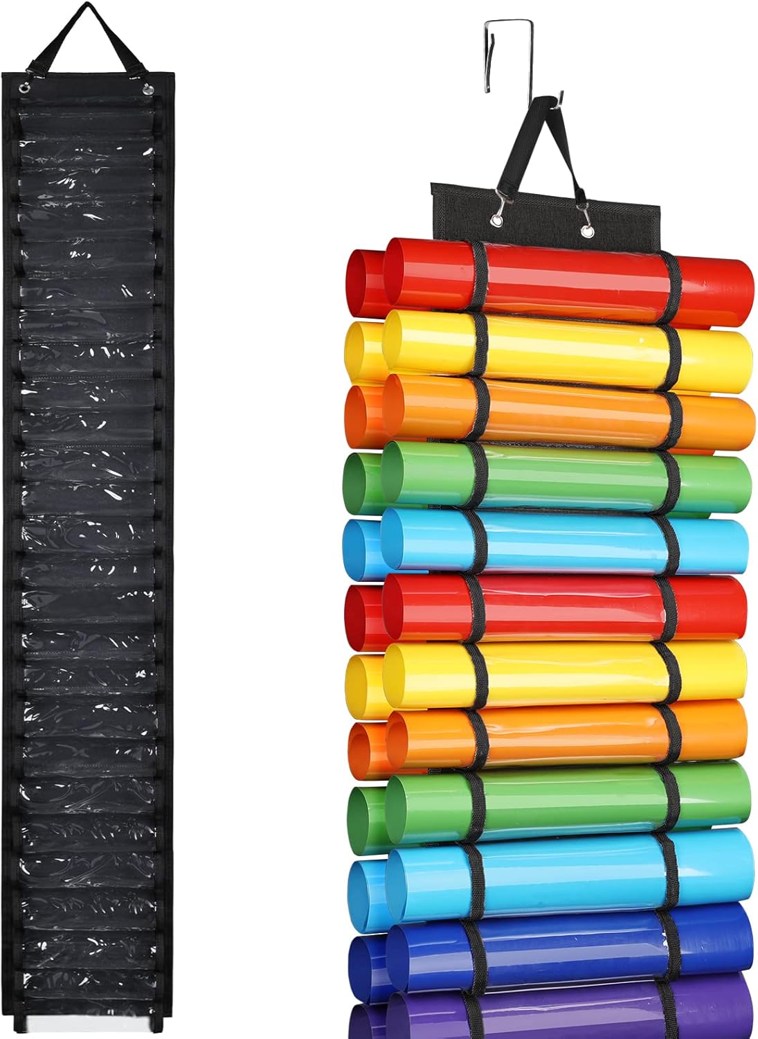 Amazon.com: Melpler Vinyl Storage Organizer,Vinyl Roll Holder Over The ...