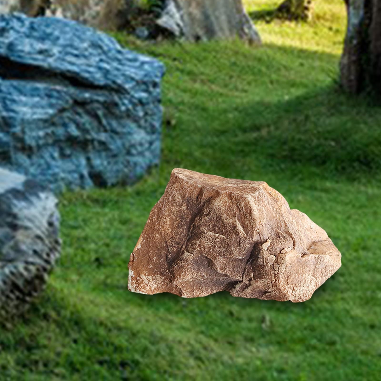 Artificial Outdoor Rock Decorative Rock And Natural Stone Ideas For ...