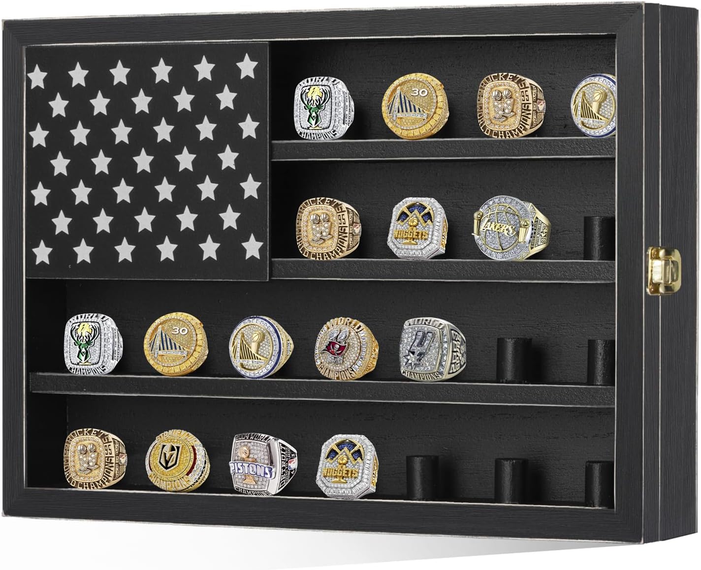 Amazon.com: Sports Ring Display Case 11"x15", Commemorative Storage Box ...