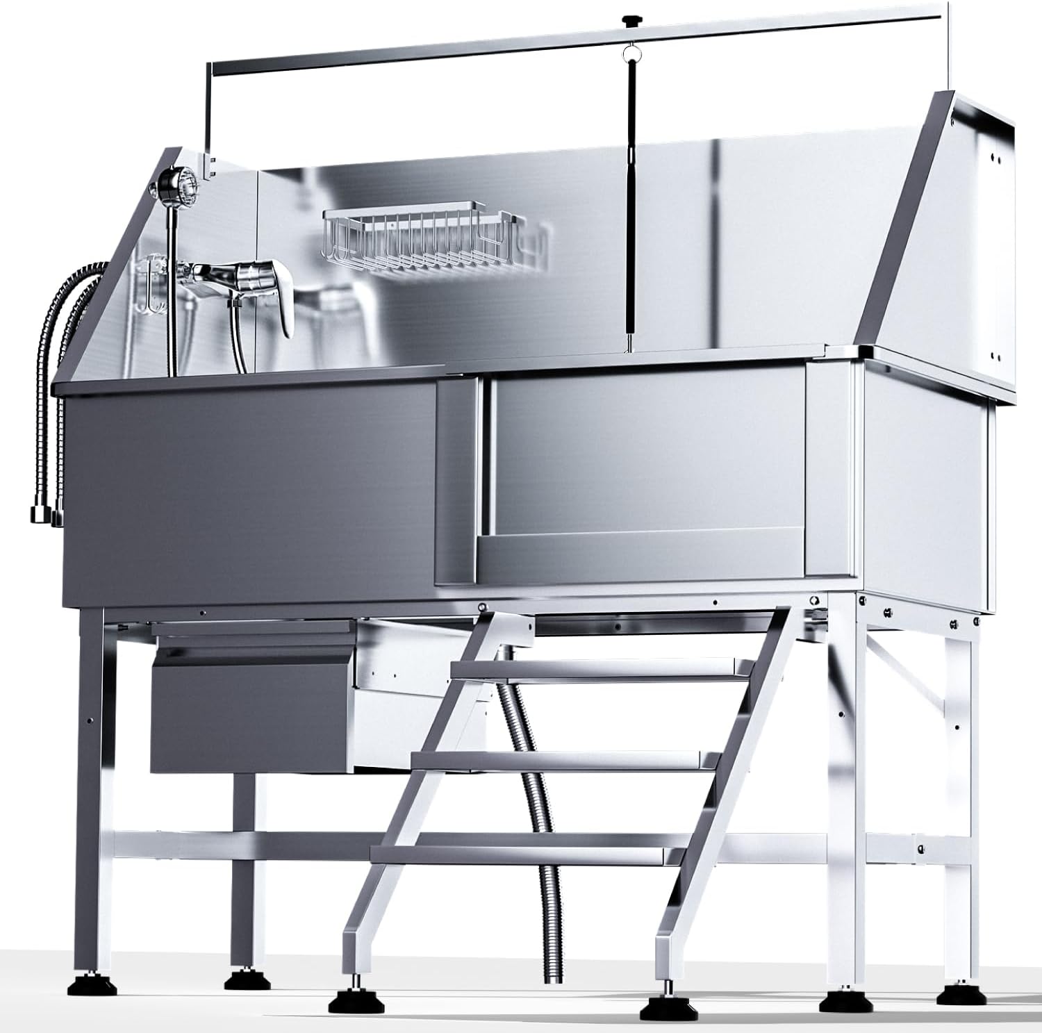 Amazon.com: 46" Dog Washing Station, Professional Stainless Steel Dog ...