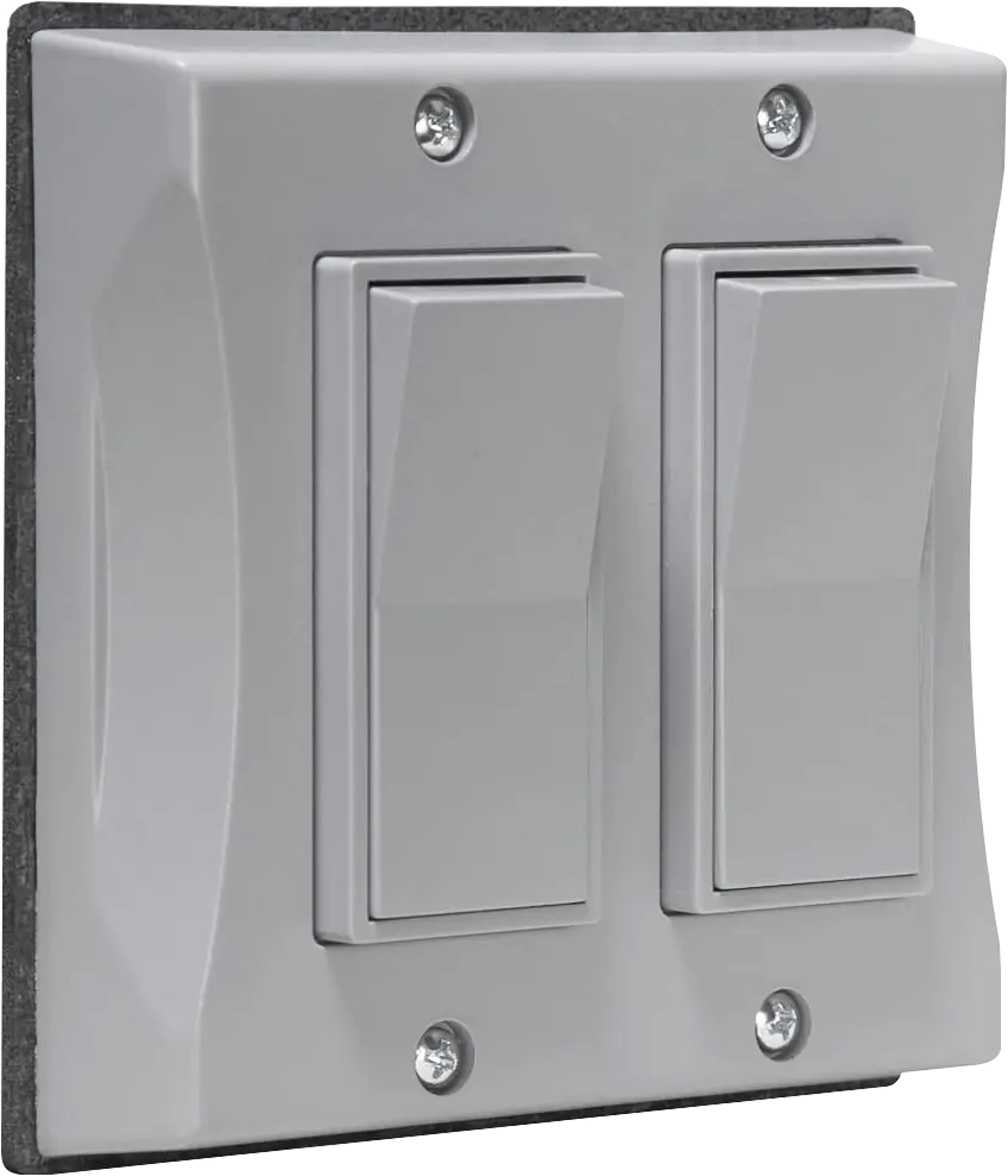 Red Dot 2CCG Device Outlet Box Cover, Double Lid, 2 Gang, 4-5/8-Inch ...