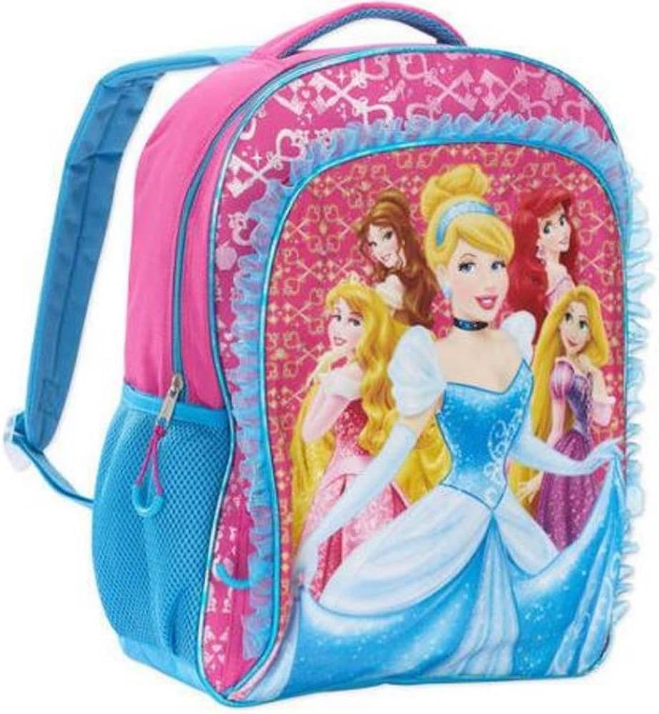 Disney Princesses 'I am a Princess' 17" Backpack with Lights : Amazon ...