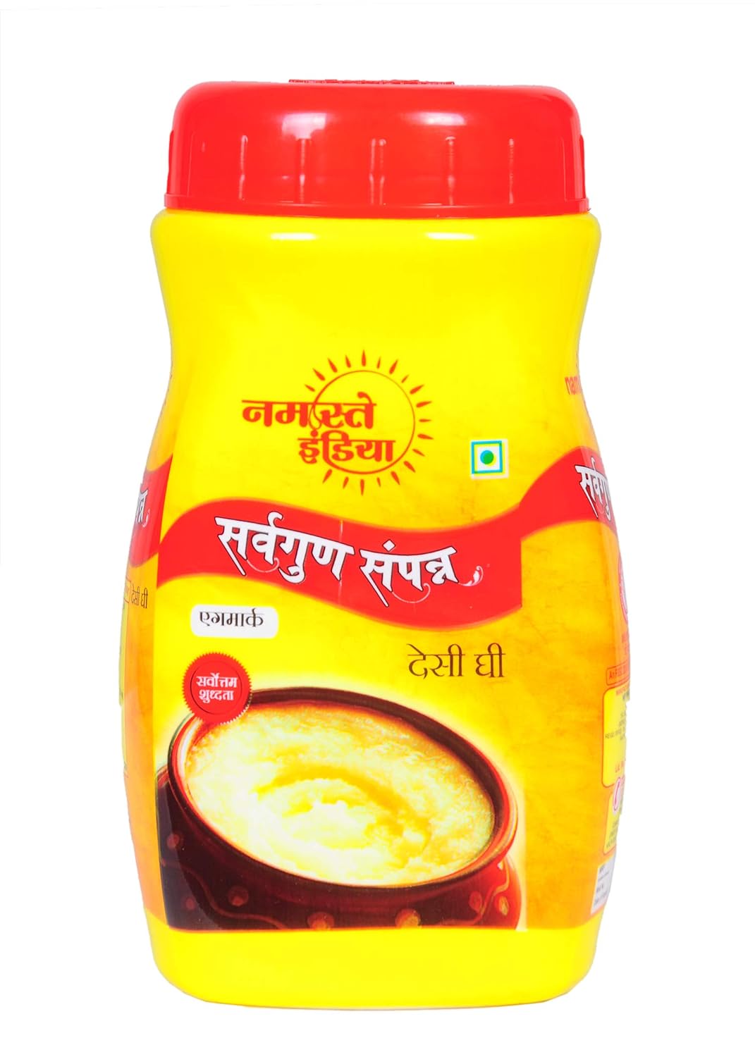 Namaste India Desi Ghee 1 Liter Pack of one (Plastic Jar) : Amazon.in ...
