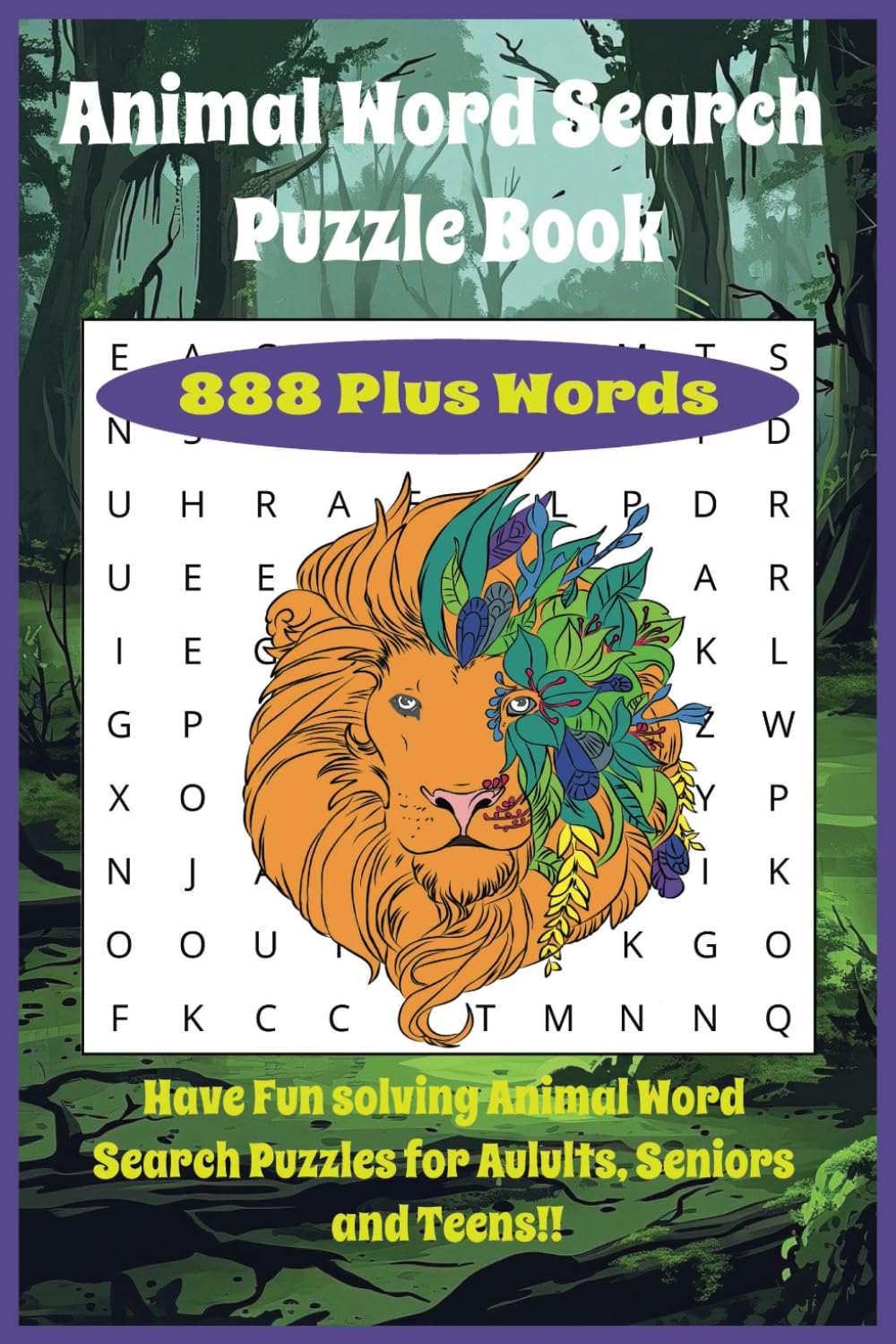 Amazon.com: Animal Word Search Puzzle Book: Have Fun solving these word ...